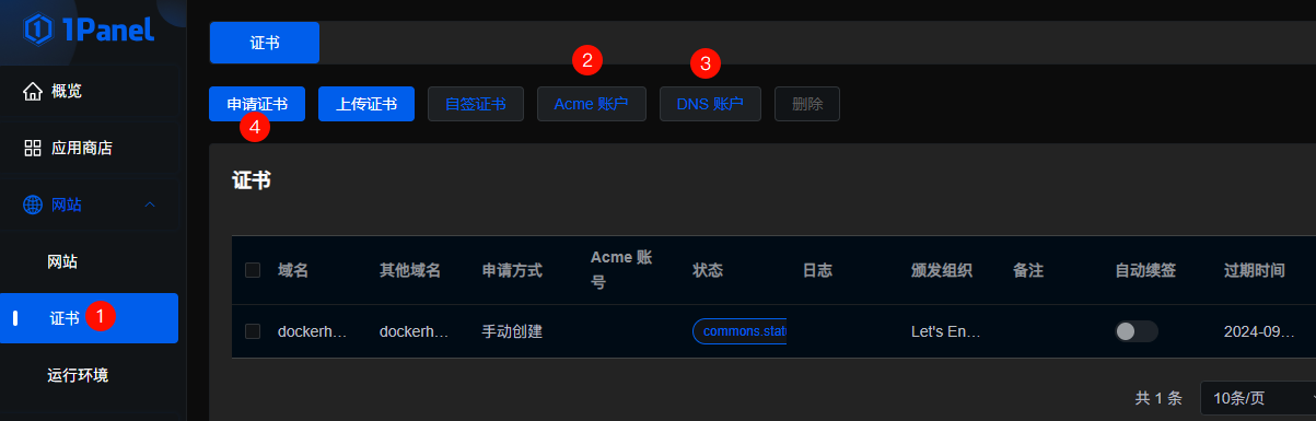 搭建自己的Docker镜像加速服务：使用1Panel部署Docker Registry缓存镜像