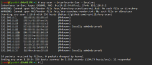 OpenWrt/Linux使用arp-scan工具定时自动刷新arp表